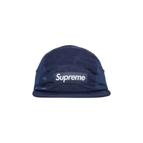 Supreme Waxed Ripstop Camp Cap - Blue | Editorialist