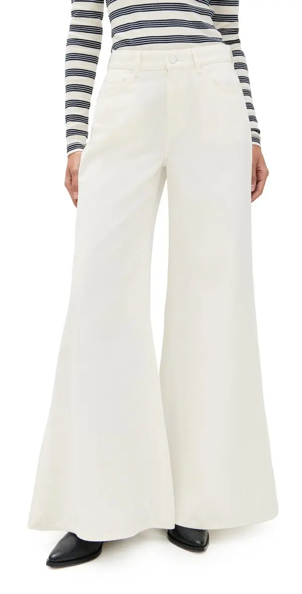 7 For All Mankind Willow Wide Crop Jeans