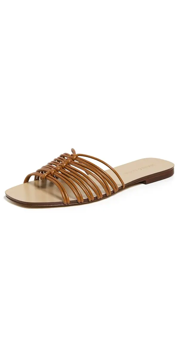 MARIA LUCA Maddalena Capri Sandals - Tan