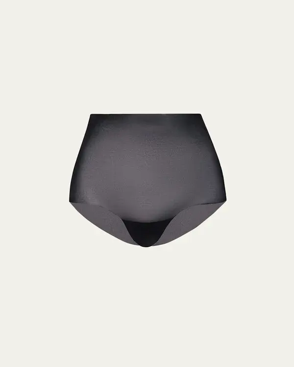 Commando Featherlight Control High-rise Smoothing Briefs - Blk-black