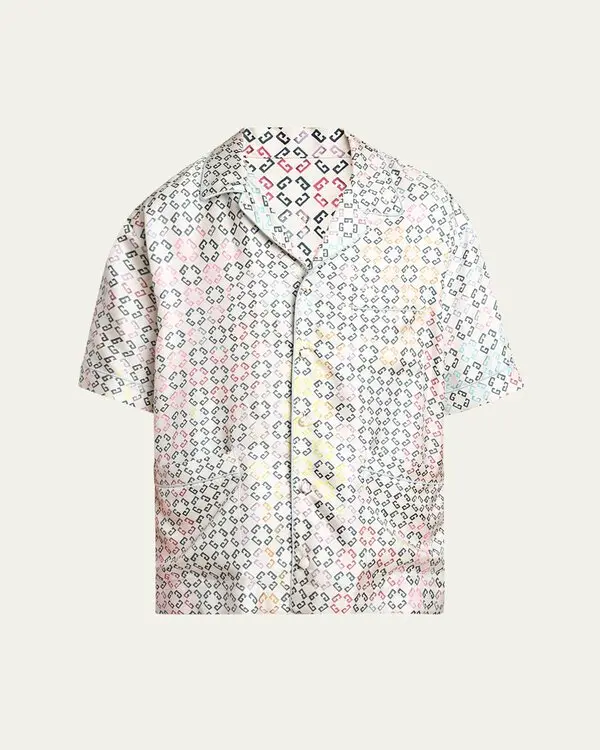 Givenchy Multicolor Monogram Pajama Shirt - Multicolored