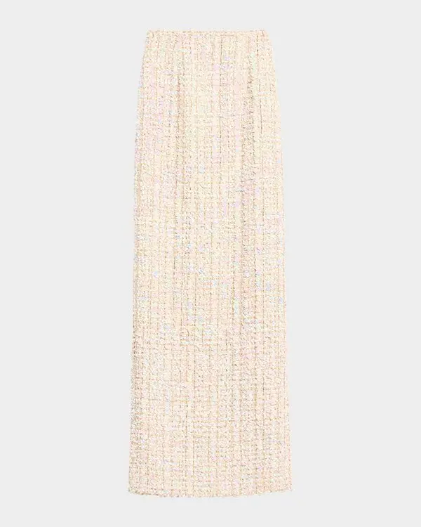 SERGIO HUDSON Tweed Maxi Skirt