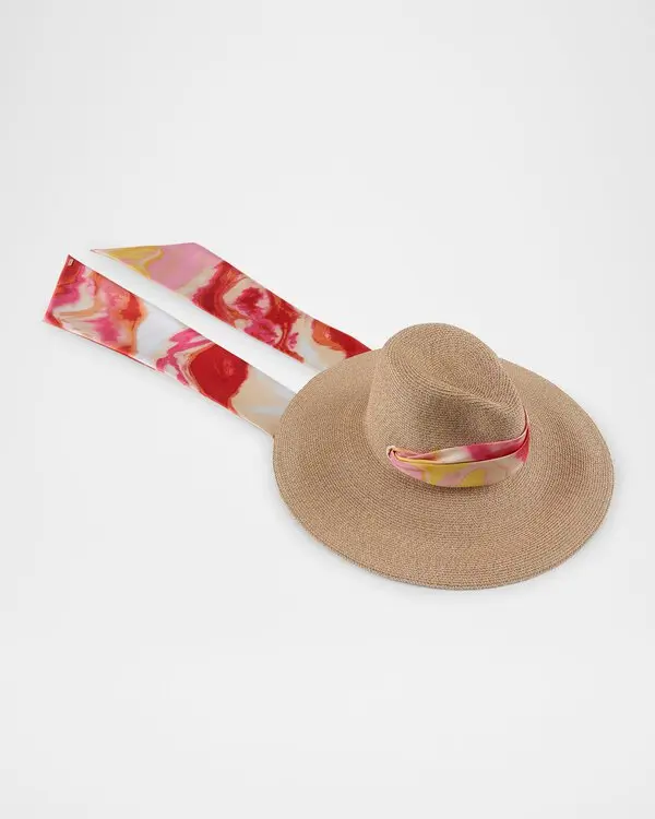 Eugenia Kim Cassidy Straw Fedora Hat - Sand