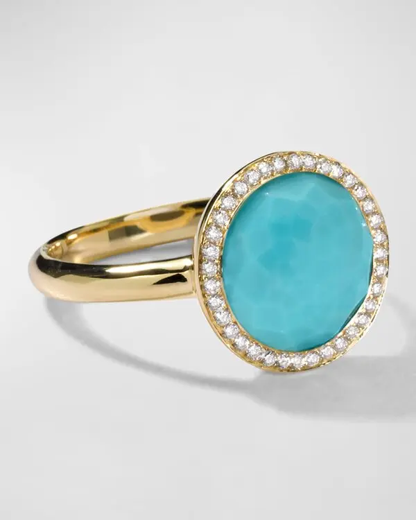 Ippolita 18k Yellow Gold Lollipop And Diamond Ring