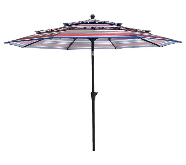 ATLEISURE 9' Resort Triple Top Patio Umbrella