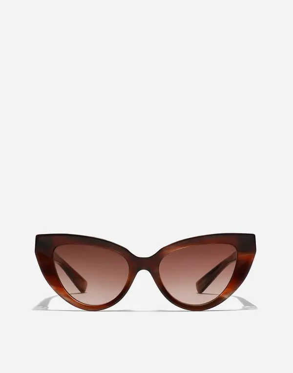 Dolce & Gabbana Hinge Sunglasses - Striped Brown
