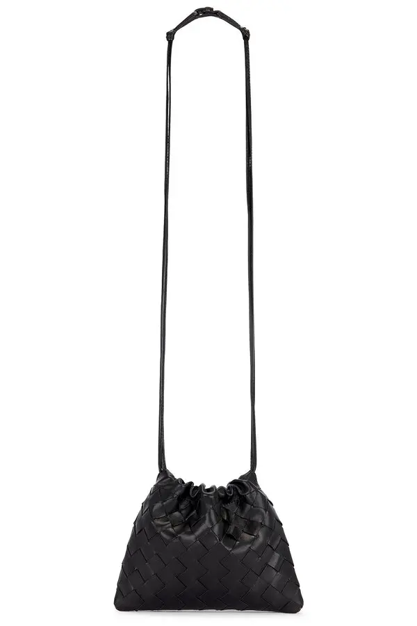 Bottega Veneta Small Intrecciato Dustbag - Black & Gold