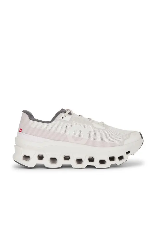 On Cloudmonster Void Sneaker - Ivory & Wolf