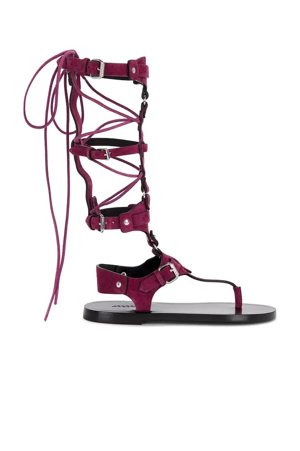Isabel Marant Nensi Sandal - Raspberry