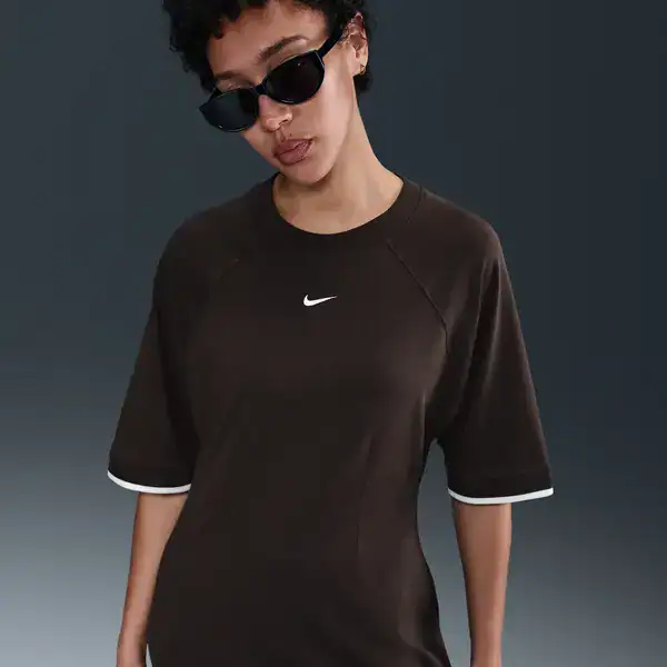 Nike Sportswear Collection T-Shirt Dress In Brown - 29% Off | Editorialist
