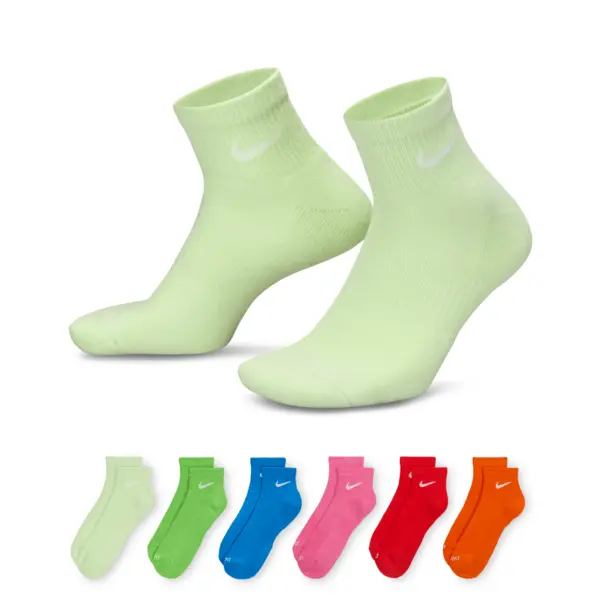 Nike Everyday Plus Cushioned Training Ankle Socks - Multicolor