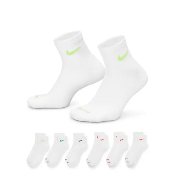 Nike Everyday Plus Cushioned Training Ankle Socks - Multicolor