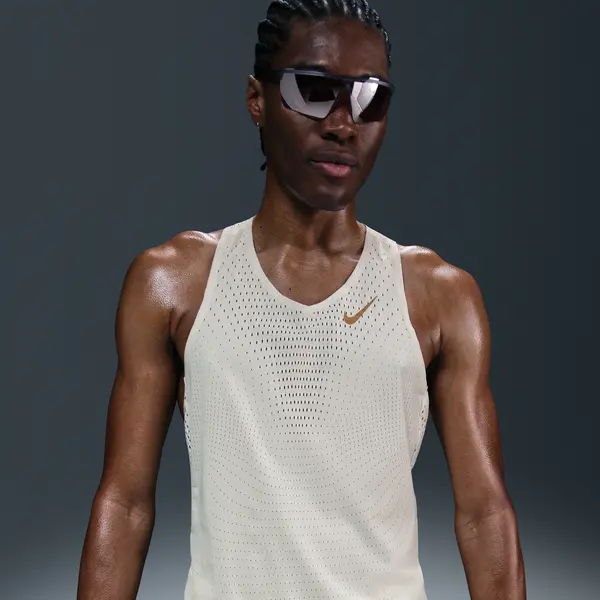 Nike Aeroswift X Jakob Dri-fit Adv Running Singlet - White