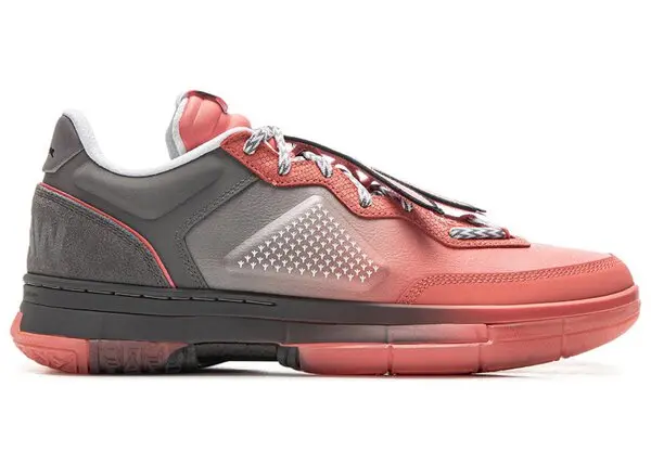 LI-NING Way Of Wade 1 Staple Pigeon Feetin Sneakers - Grey/red