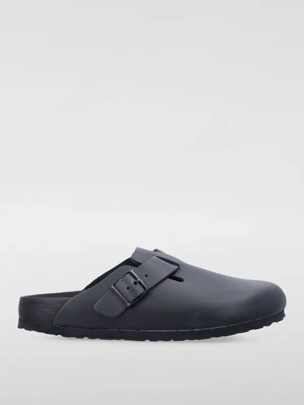 BIRKENSTOCK Buckled Clogs - Black
