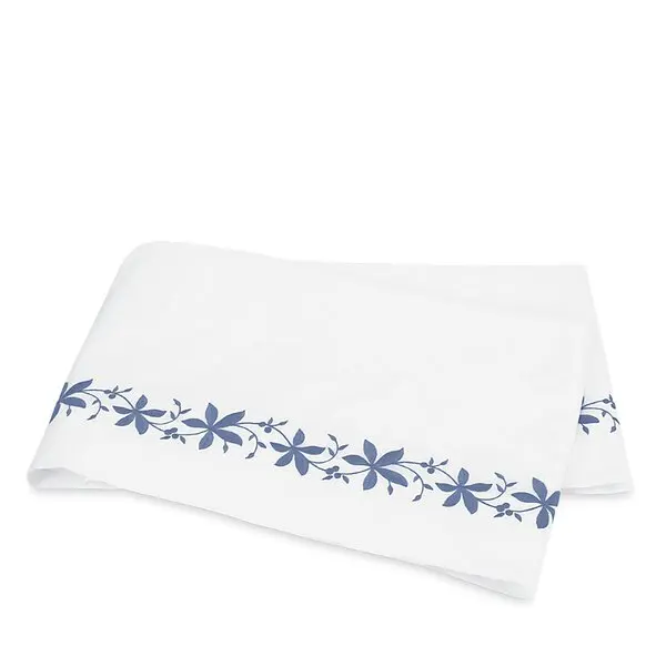 MATOUK Callista Flat Sheet, Full Queen - Bluebell