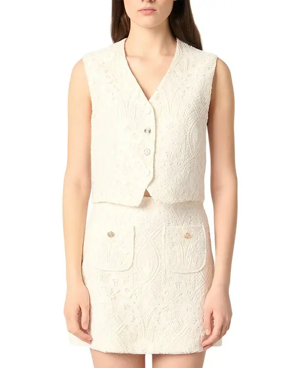 Maje Lace Vest