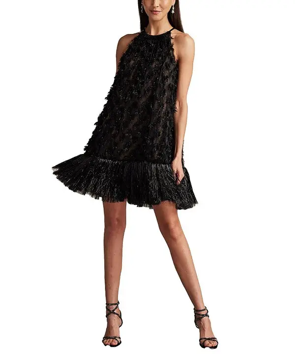 Tadashi Shoji Prima Sequin Tulle Mini Dress