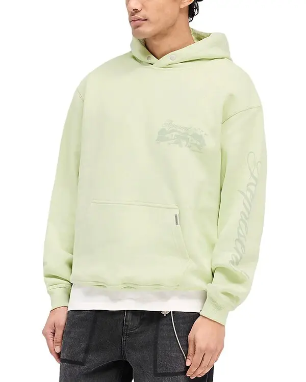 REPRESENT Race Way Pullover Hoodie - Matcha