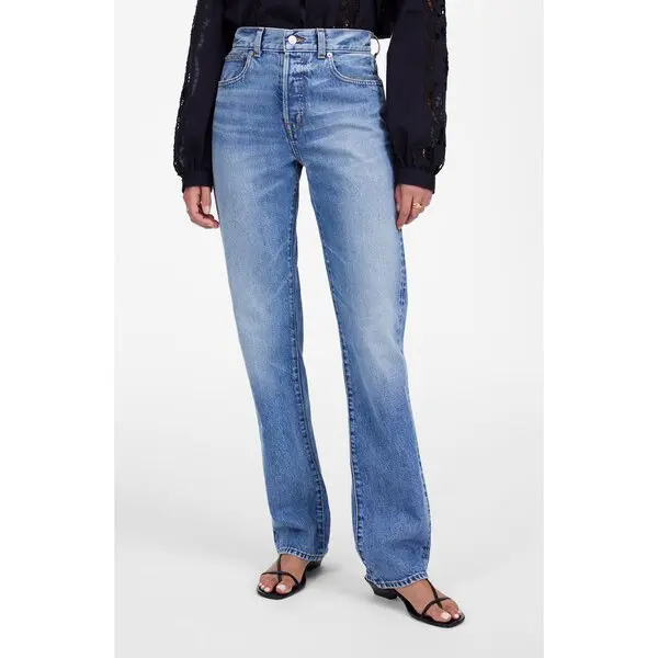 Madewell The Signature Straight Leg Jeans - Atlin Wash