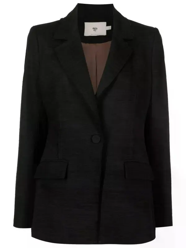 MISCI Pequi Double-breasted Blazer - Black