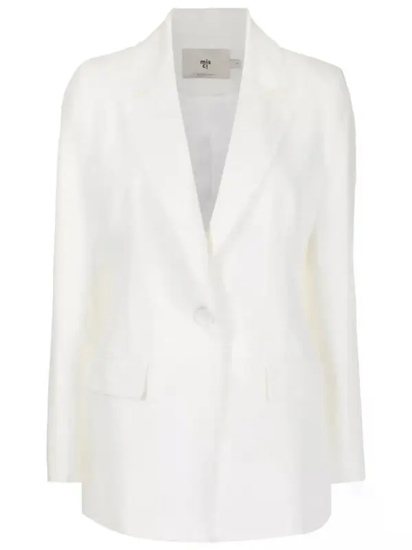 MISCI Pequi Double-breasted Blazer - White