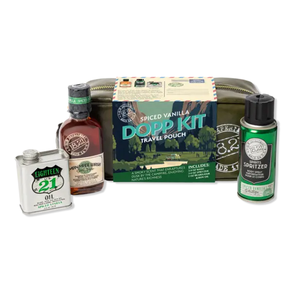 18.21 MAN MADE Spiced Vanilla Dopp Kit Travel Pouch