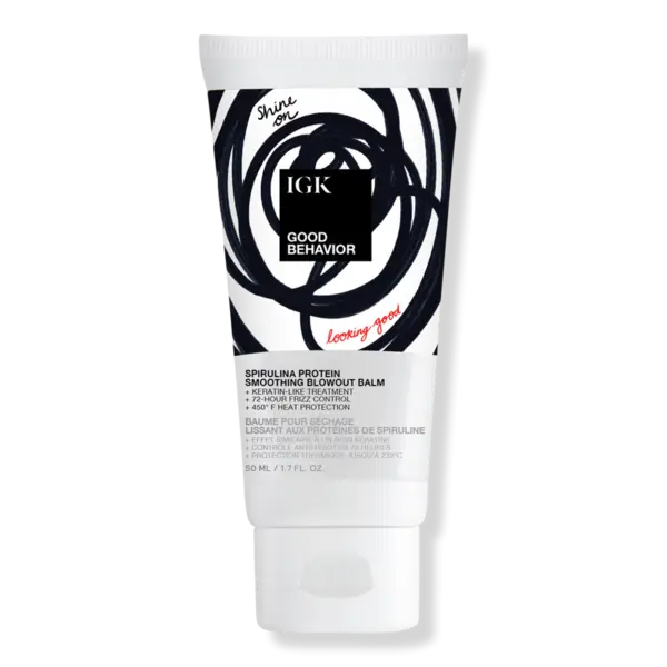 IGK Travel Behavior Spirulina Protein Smoothing Blowout Balm