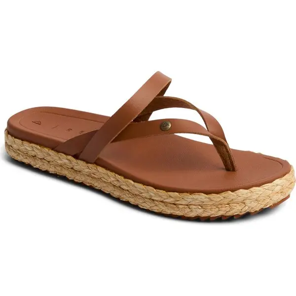 Reef Vista Carmen Platform Flip Flop - Cocoa