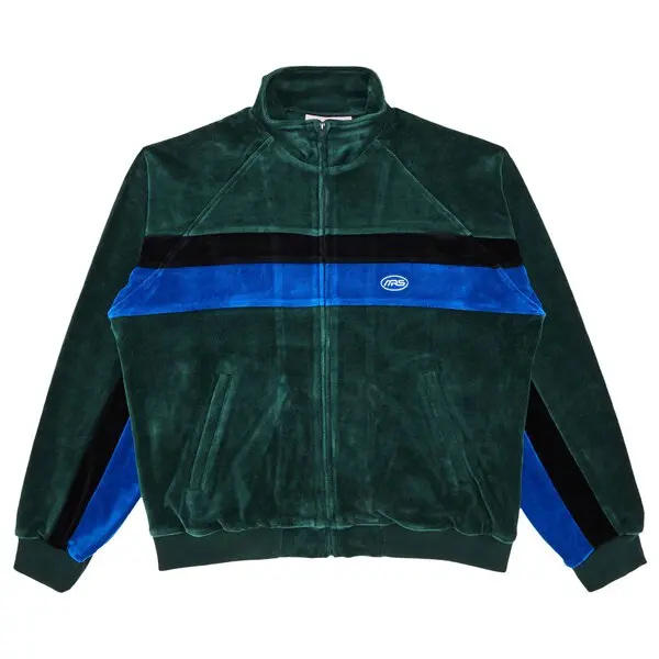 Supreme X Martine Rose Velour Track Jacket - Green