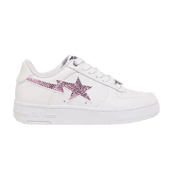 BAPE Sta #50 Sneakers With Crystals - White