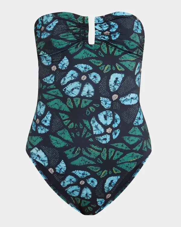 Ulla Johnson Monterey Bandeau One-piece Swimsuit - Urchin