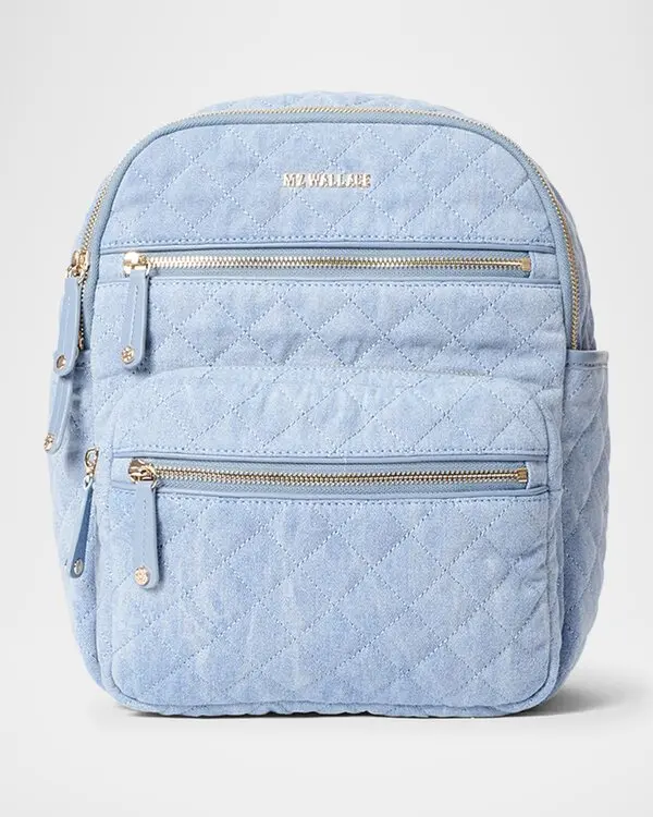 Mz Wallace Crosby Small Denim Backpack