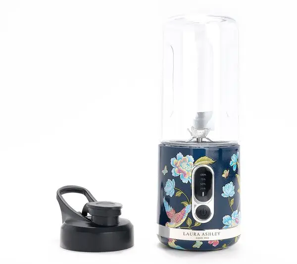 Laura Ashley Rechargeable Portable Blender & Smoothie Maker