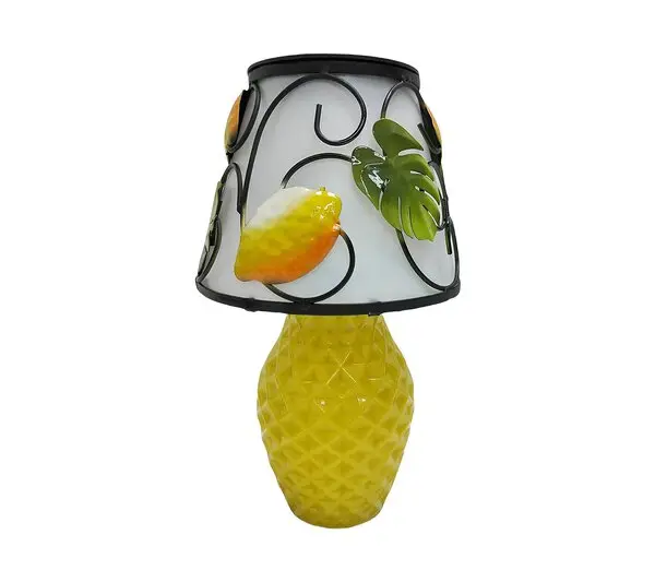 TEMP-TATIONS Outdoors Tabletop Solar Lamp