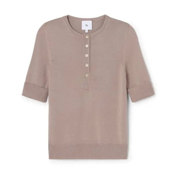 G. LABEL BY GOOP G. Label Knit Henley