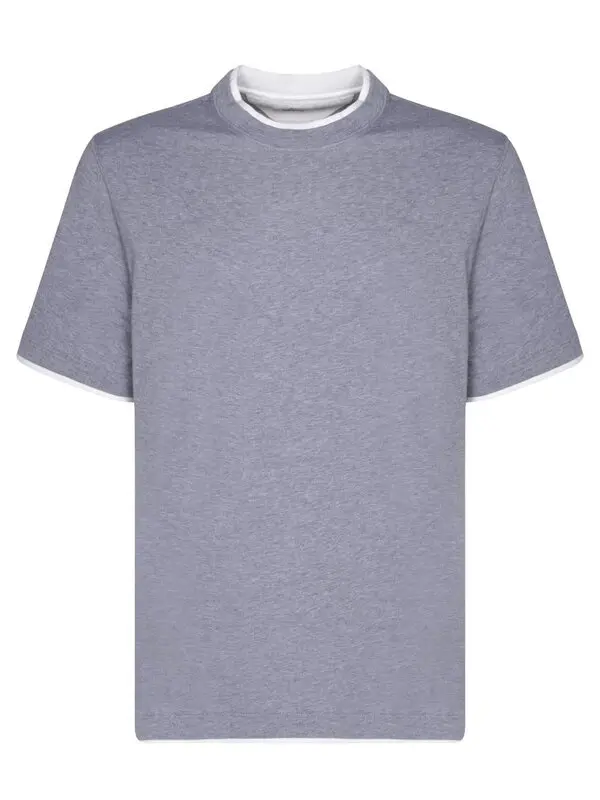 Brunello Cucinelli T-shirts - Grey