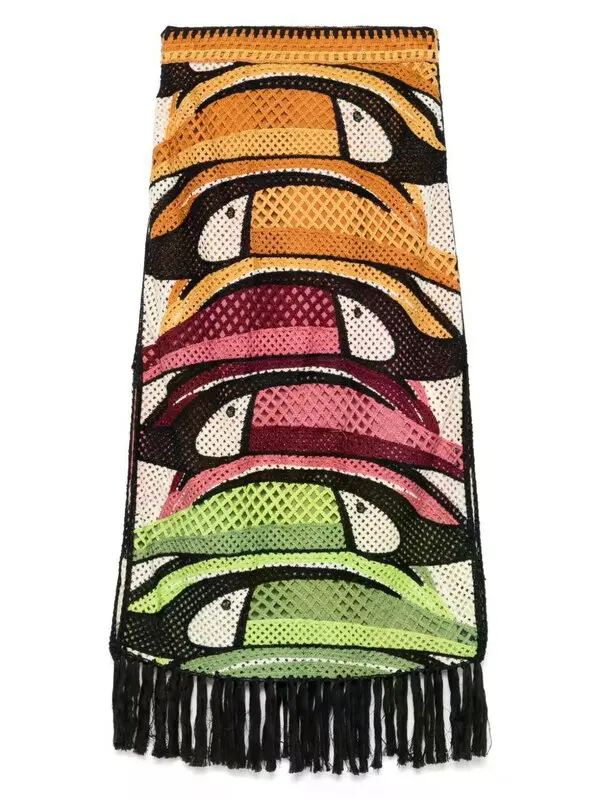 Farm Rio Toucan Tree Midi Skirt