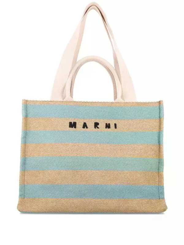 Marni Medium Basket Tote Bag - Neutrals