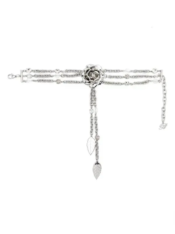Blumarine Rose Motif Necklace