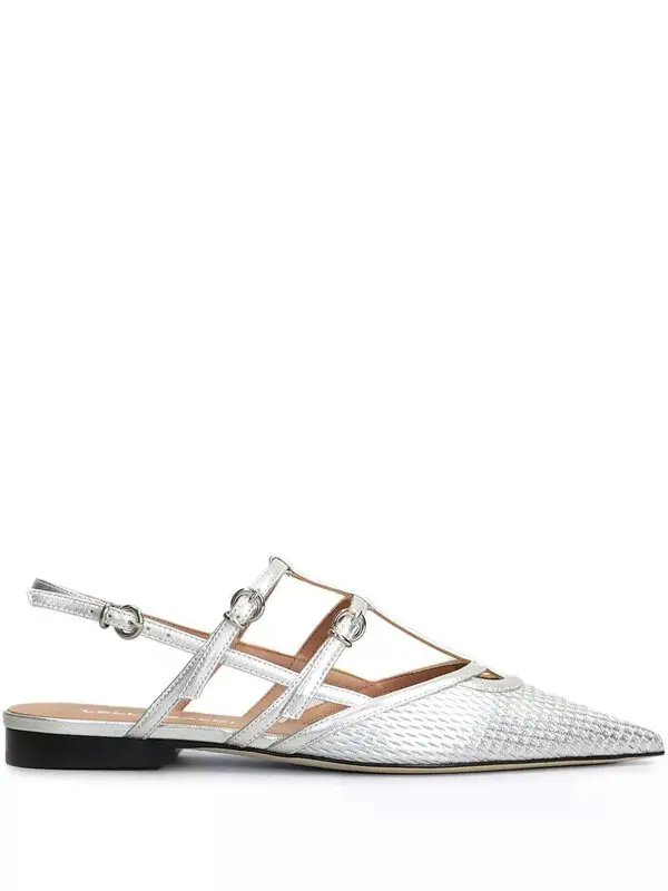 LELLA BALDI Metallic Ballerina Flats