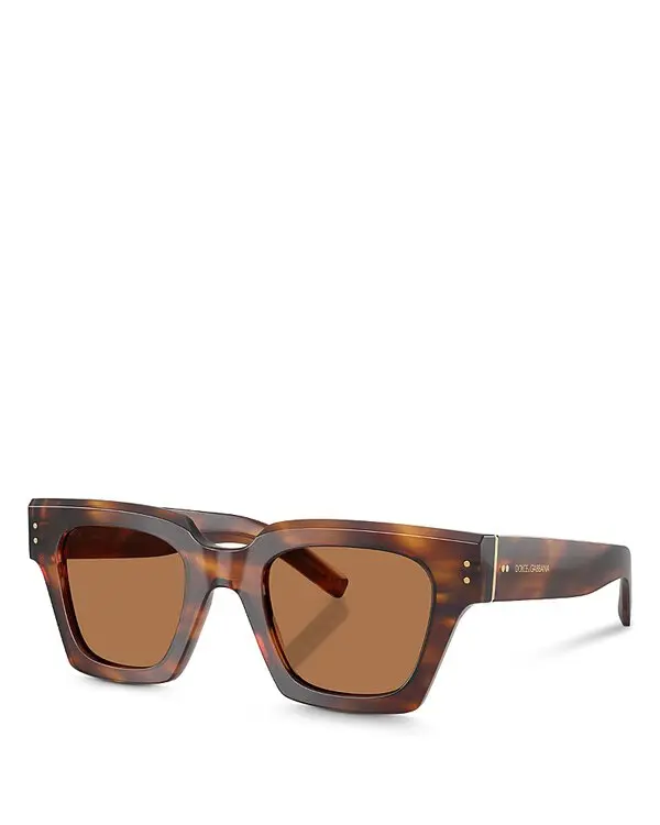 Dolce & Gabbana 48mm Square Sunglasses