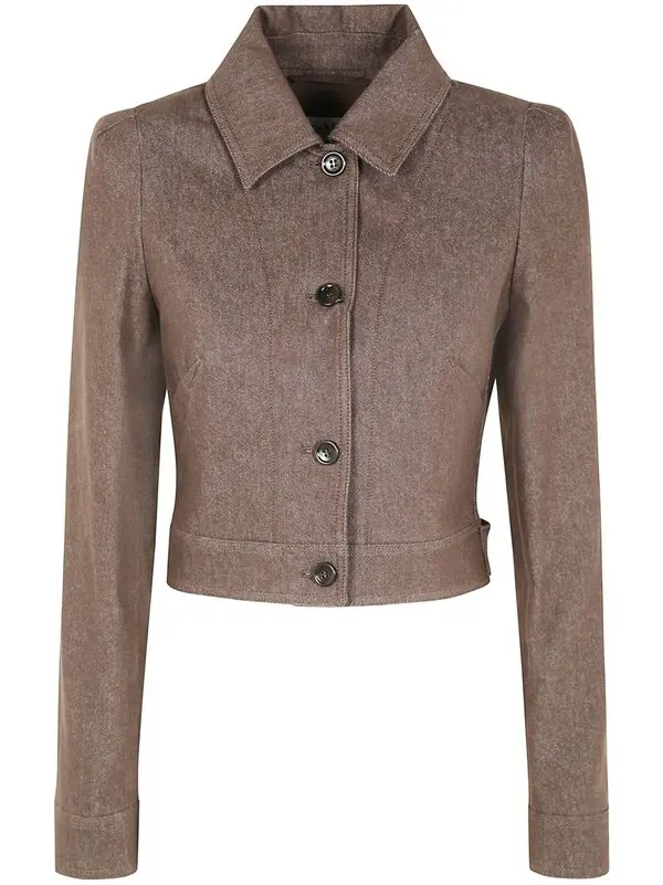 Max Mara Carp Cropped Denim Jacket
