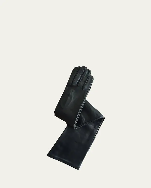 PAULA ROWAN Montserrat Leather Opera Gloves