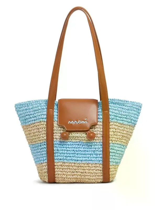 Marni Logo-embroidered Tote