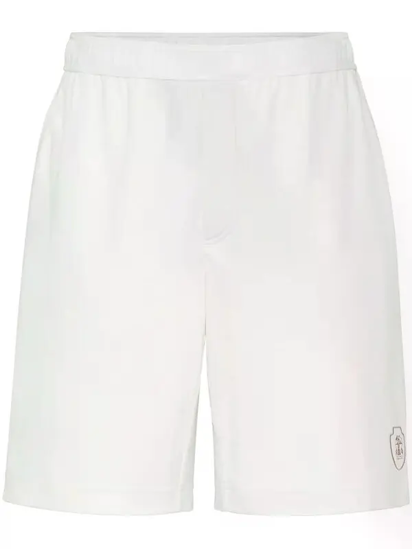 Brunello Cucinelli Logo-embroidered Shorts