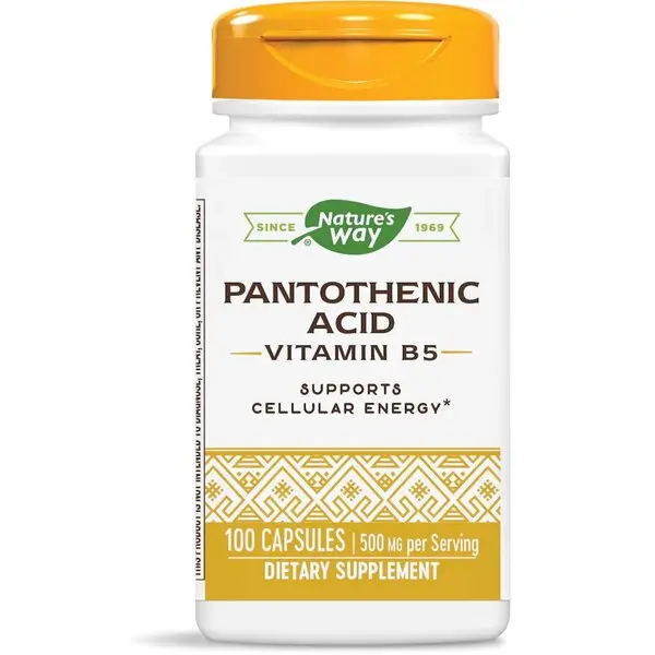 NATURE'S WAY Pantothenic Acid 100 Capsules