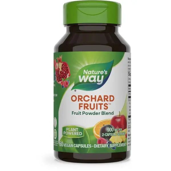 NATURE'S WAY Orchard Fruits 60 Capsules