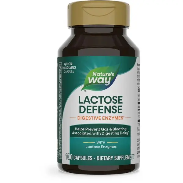 NATURE'S WAY Lactase Formula 100 Capsules