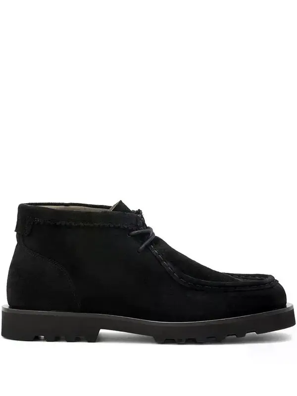 All Saints Skiff Suede Boots - Black